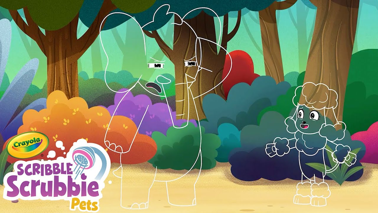They Turned Invisible!! | Crayola Scribble Scrubbie | Funny Cartoons ...