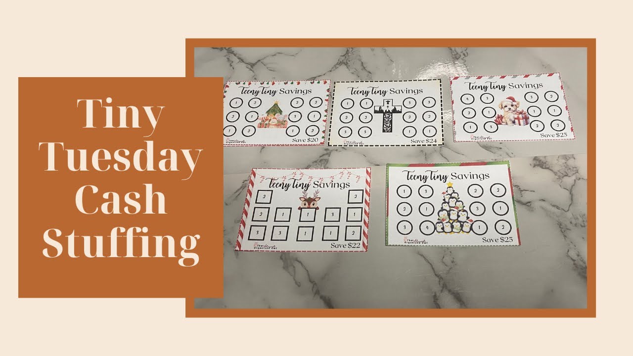 Tiny Tuesday Cash Stuffing | Cash Stuffing Small Amounts #tinytuesday # ...
