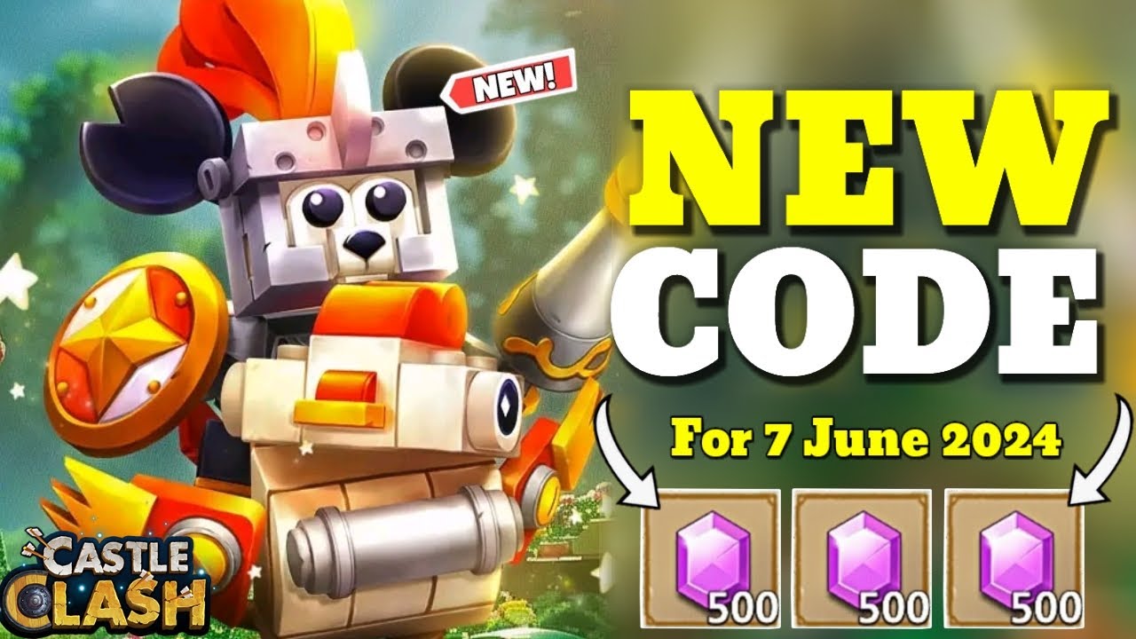 NEW CASTLE CLASH SECRET CODE 7 JUNE 2024 || CASTLE CLASH CODES 2024 ...