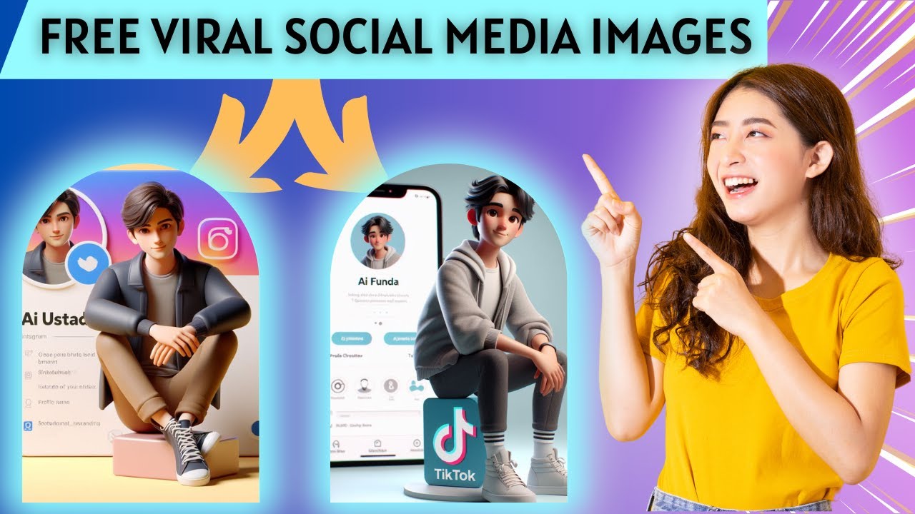 3D Viral & Trending Social Media Profile images | Bing Image Generater ...