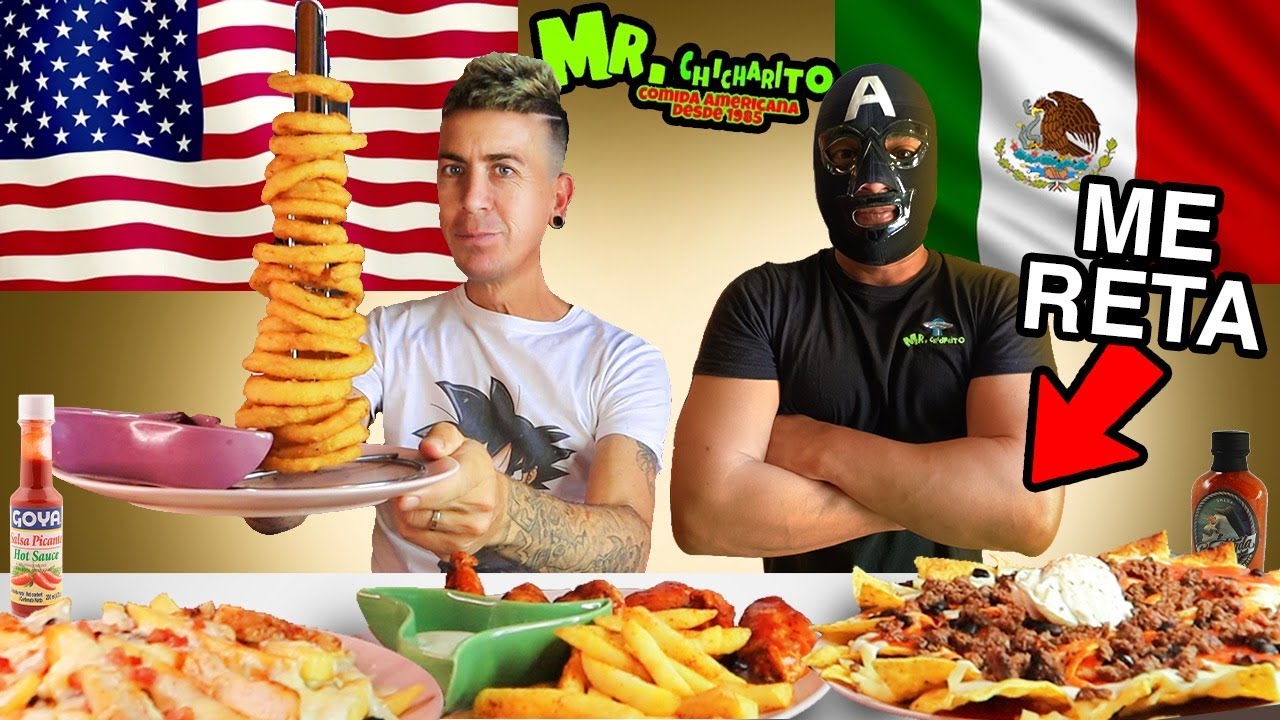 CHICHARITO ME RETA a COMER TODO el MENÚ de su RESTAURANTE *Si lo ...