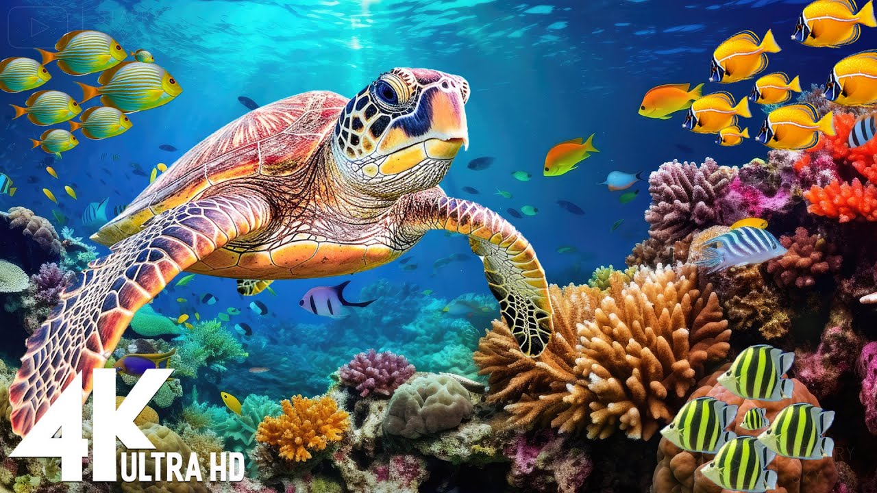 [NEW] 11HR Stunning 4K Underwater footage - Rare & Colorful Sea Life ...