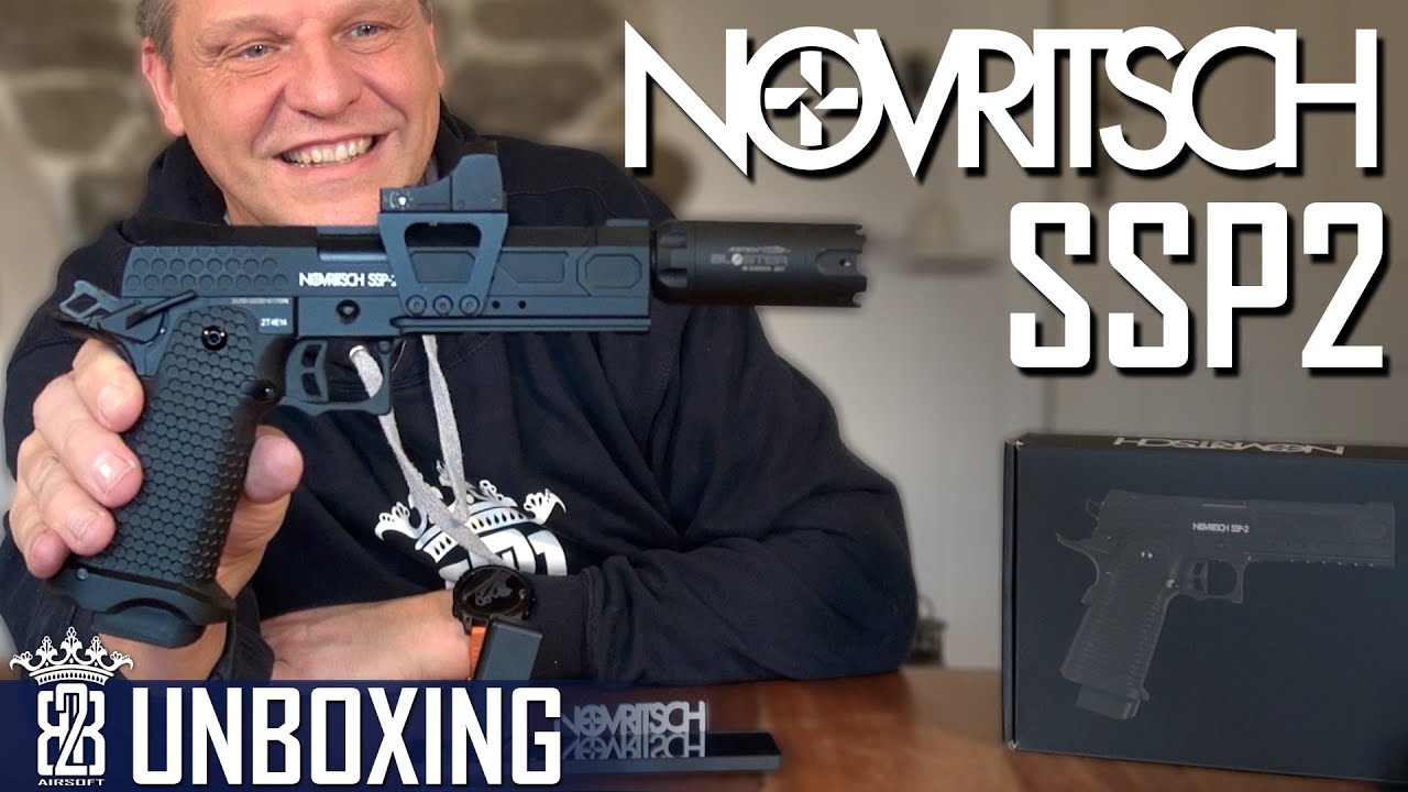 Novritsch SSP2 GBB Pistole Unboxing - Airsoft Deutsch - YouTube