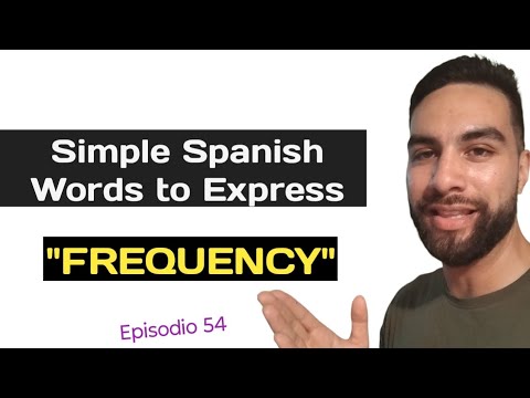 Say "How Often" something happens in Spanish - YouTube