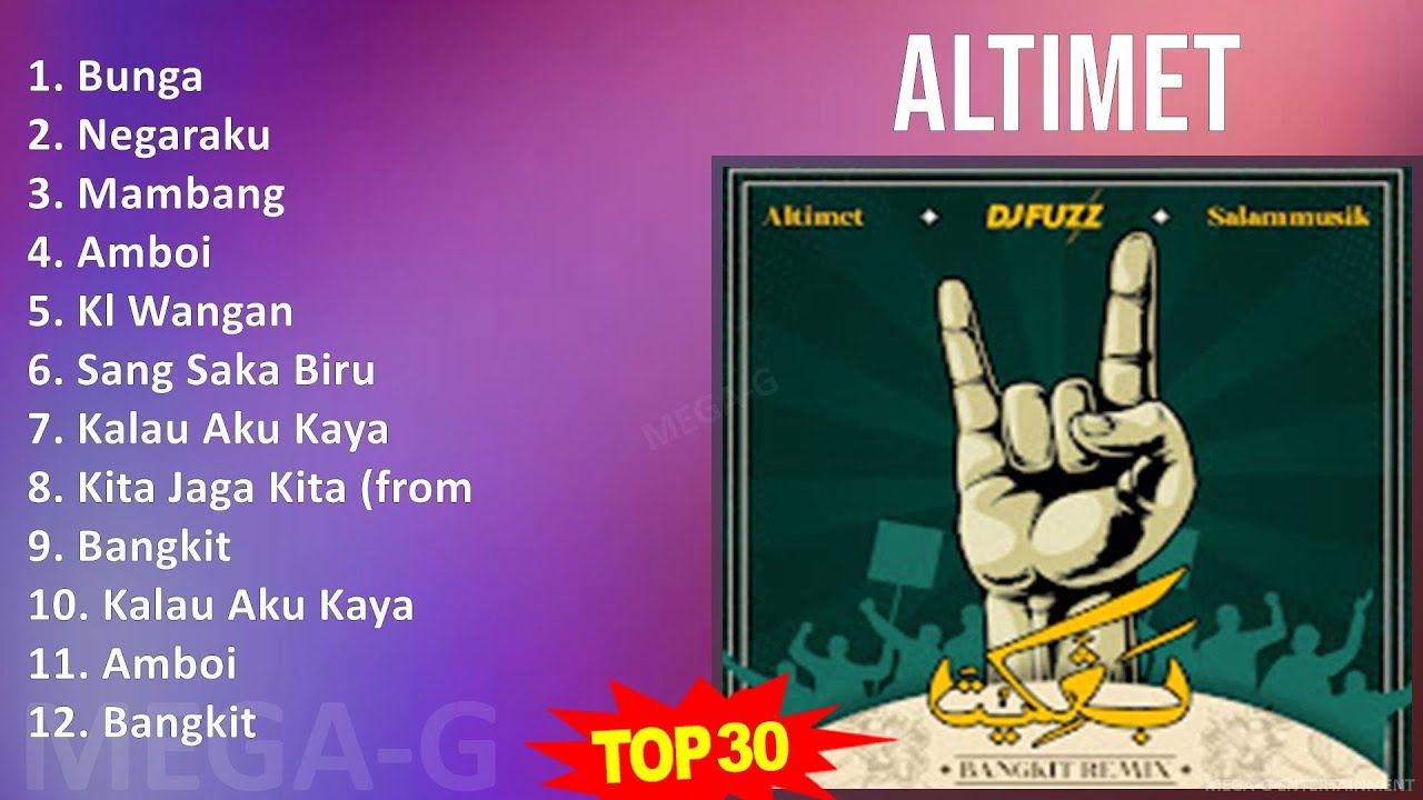 Altimet 2024 MIX Greatest Hits - Bunga, Negaraku, Mambang, Amboi - YouTube