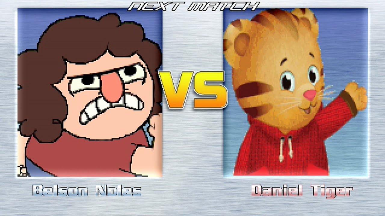 M.U.G.E.N BATTLES | Belson Noles vs Daniel Tiger | Clarence vs Daniel ...