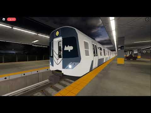 ROBLOX Railfanning at PTA Subway C&M S26E67: PST9 (Q) Train arriving it's last stop - YouTube