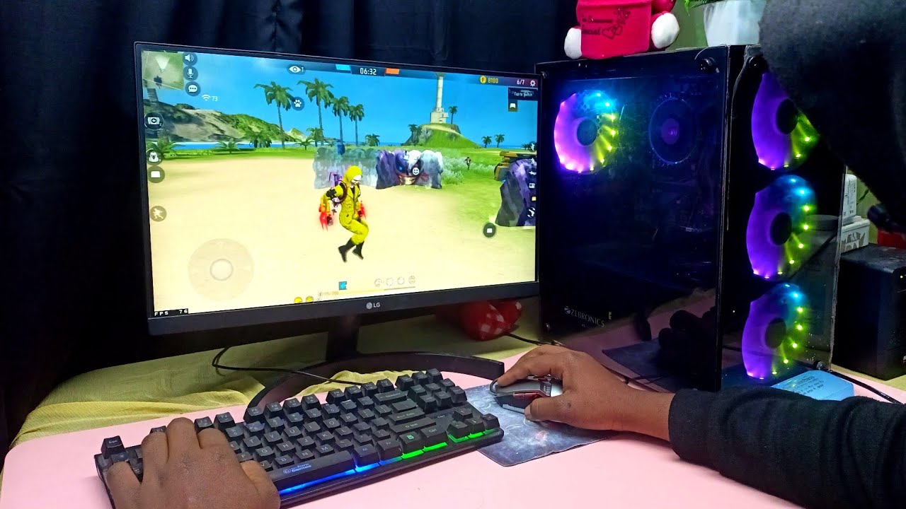 💥new pc🖥️ game 🎮play with handcam full-screen video #freefireshorts # ...