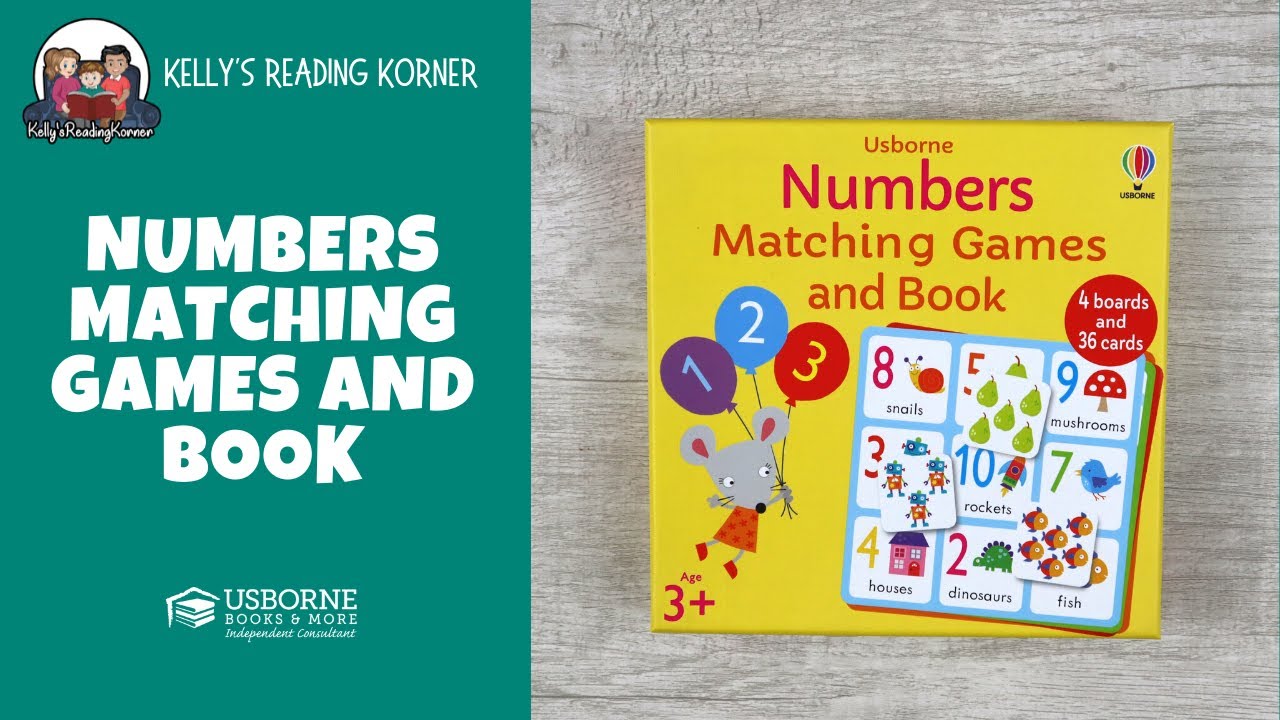 Numbers Matching Game & Book | Spring 2022 New Title | Usborne Books ...