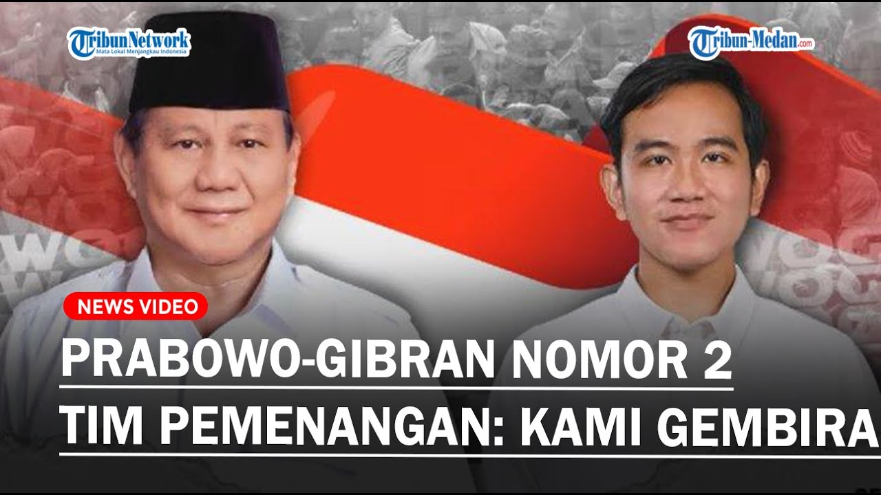 Pasangan Prabowo Gibran Dapat Nomor Urut 2 Tim Pemenangan Kami