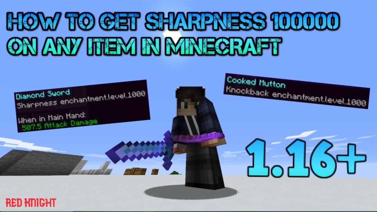 How to add any enchantment levels on any object in Minecraft | Get ...