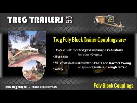 Treg Trailers: Poly Block Couplings. Made in Adelaide, South Australia ...