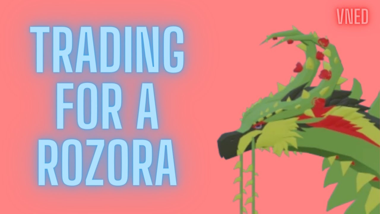 Trading for a ROZORA (Roblox Dragon Adventures) -Vned- - YouTube