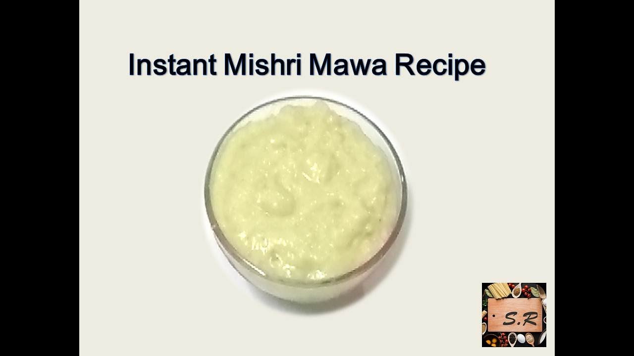 Instant Mishri Mawa Recipe - YouTube