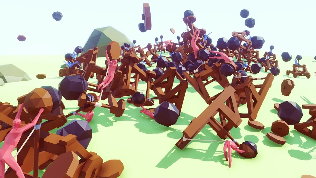 CRAZY CATAPULT BATTLE! - Totally Accurate Battle Simulator #10 - YouTube