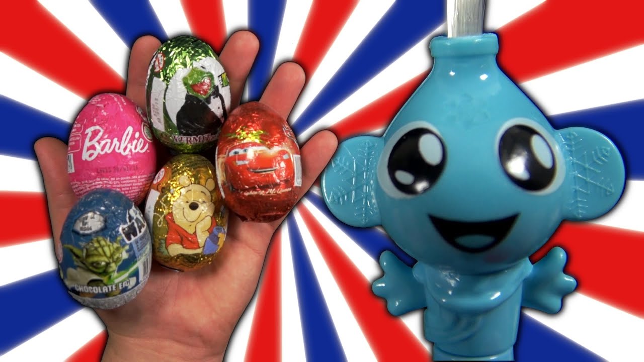 DISNEY - CHOCOLATE SURPRISE EGGS [Unboxing] - YouTube