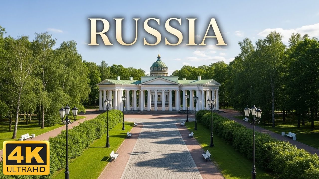 RUSSIA 🇷🇺 | 4K Scenic Relaxation Film | Beautiful Natural Places ...