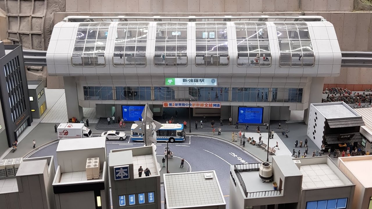 อีวานเกเลียน Evangelion miniature futuristic city of Tokyo-3 第3新東京市 ...