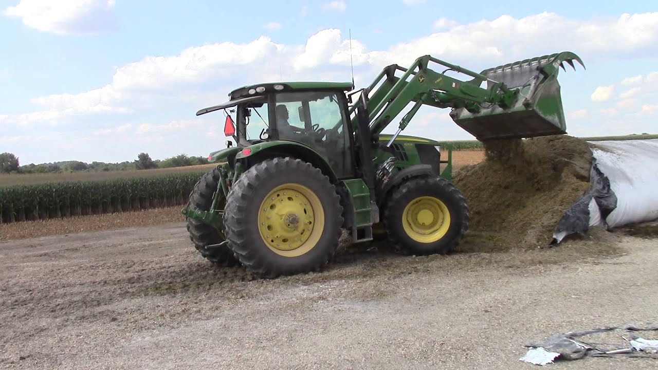John Deere 6170R Tractor and H380 Loader - YouTube