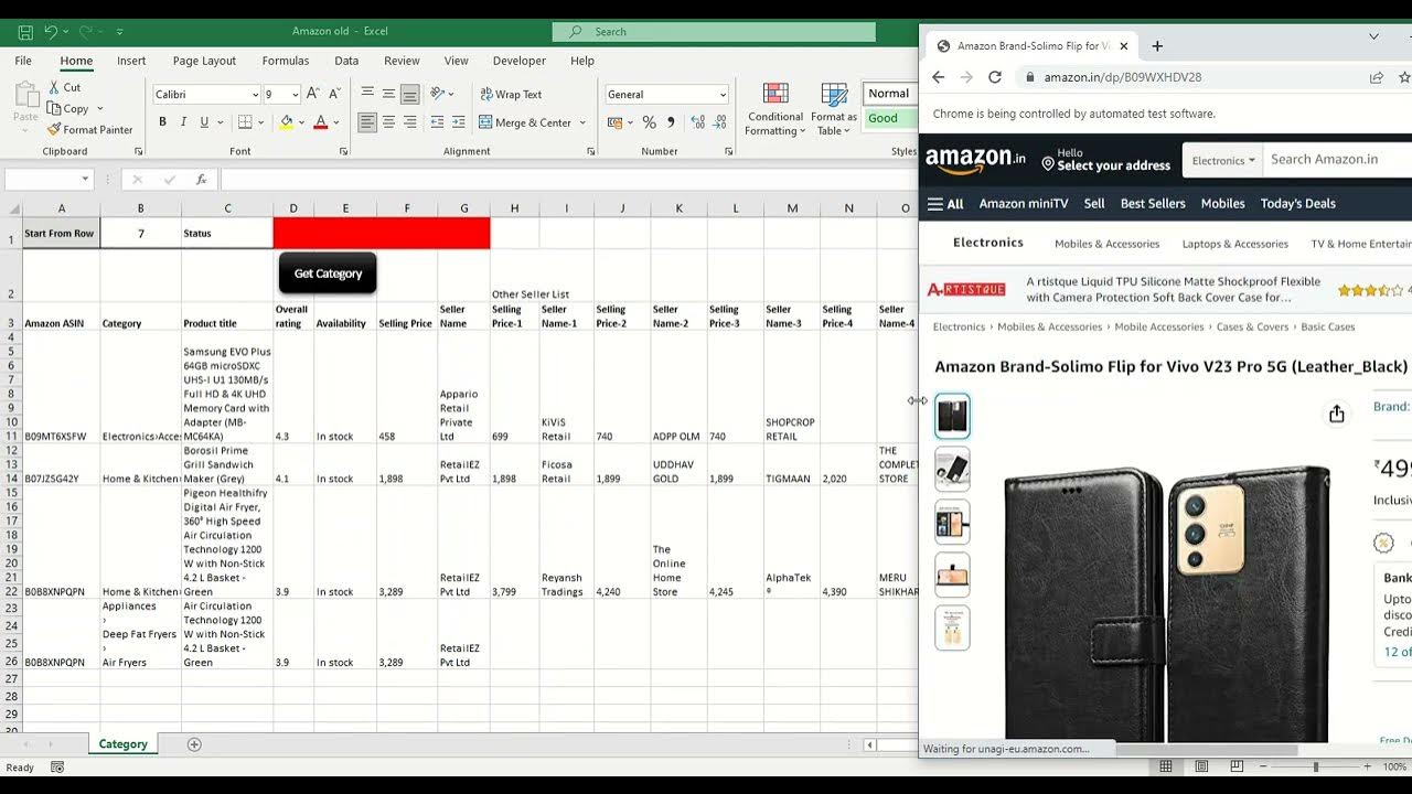 Web Scraping Selenium Excel VBA - YouTube