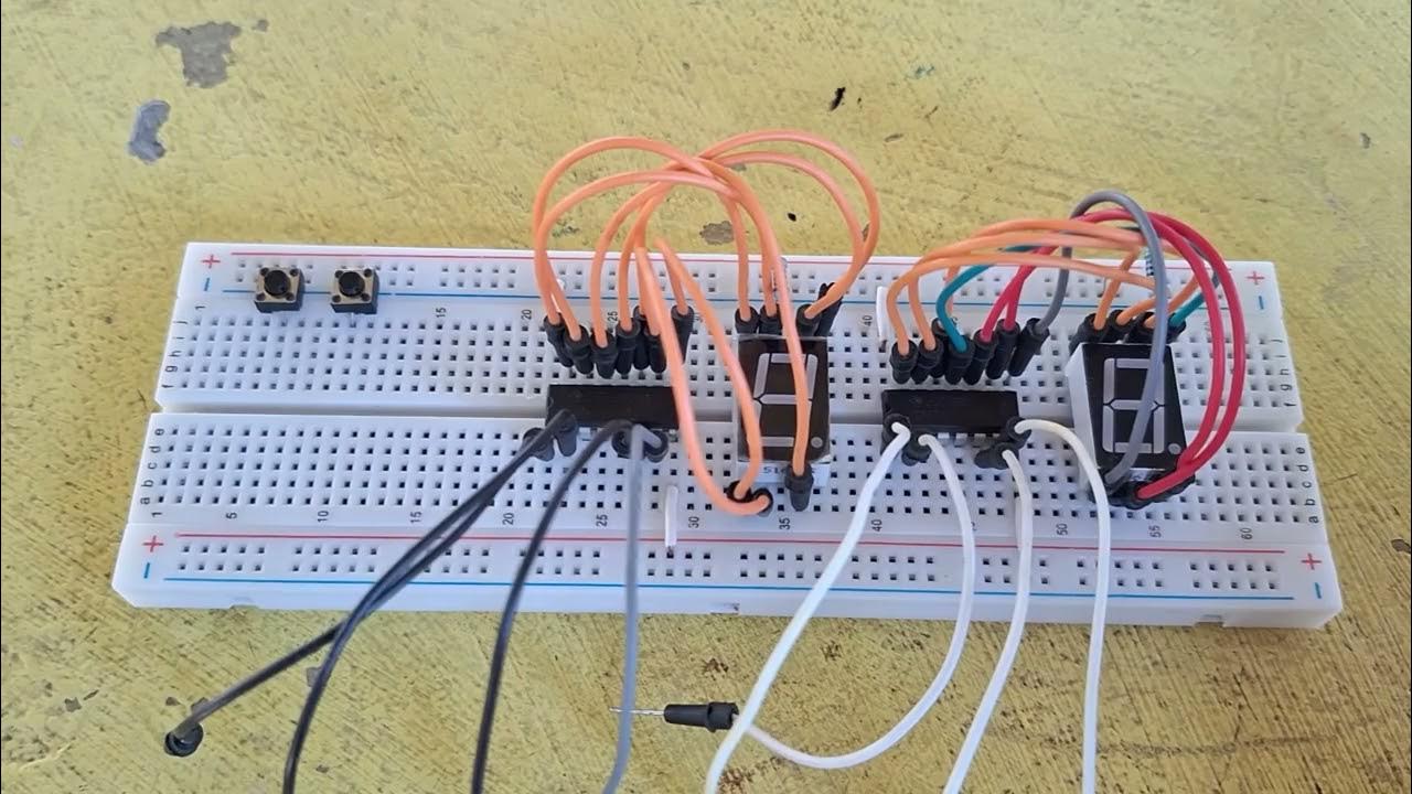 LAB#2 (Arduino Count-up, Countdown using IC 7447) - YouTube