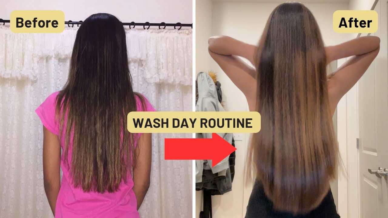 HAIRCARE | WASH DAY ROUTINE , Hair Products + tips (for healthiest ...