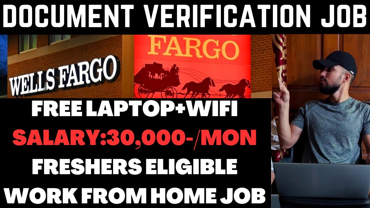 Wells Fargo Document Verification Work From Home Jobs For Freshers ...