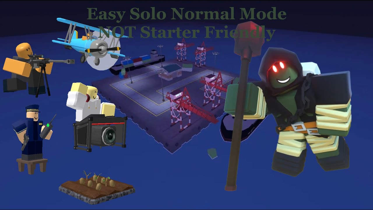 Easy Solo Normal Mode Strategy NOT Starter Friendly [Tower Defense ...