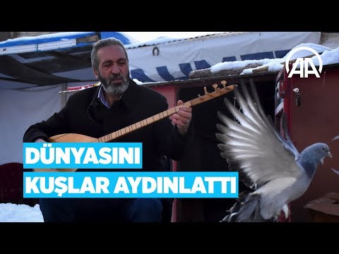 Terör gazisinin güvercin sevgisi soğuk dinlemiyor