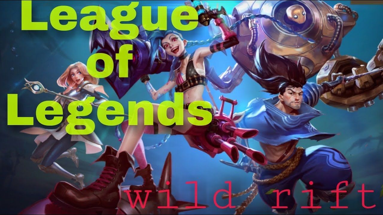 League of Legends WILDRIFT - first game - YouTube