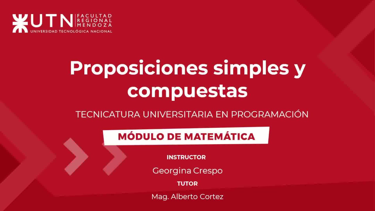 2 y 3 - Proposiciones simples y compuestas - Definición y ejemplos ...