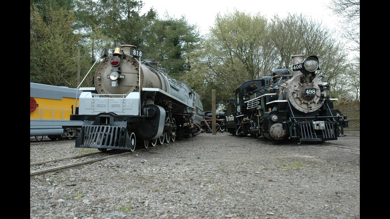 DOBWALLS - LOCOMOTIVES OF THE FOREST RAILROAD THEME PARK - YouTube