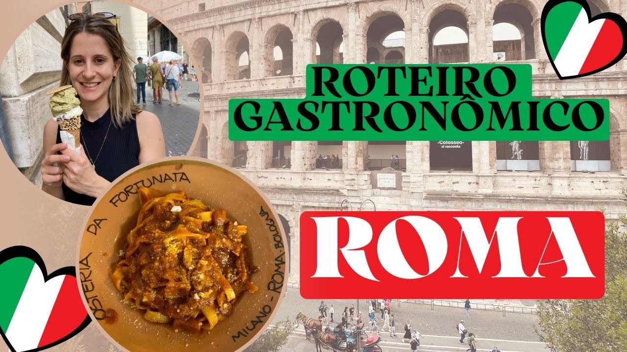Roteiro Gastronômico em ROMA| Experimentando comidas típicas com ...