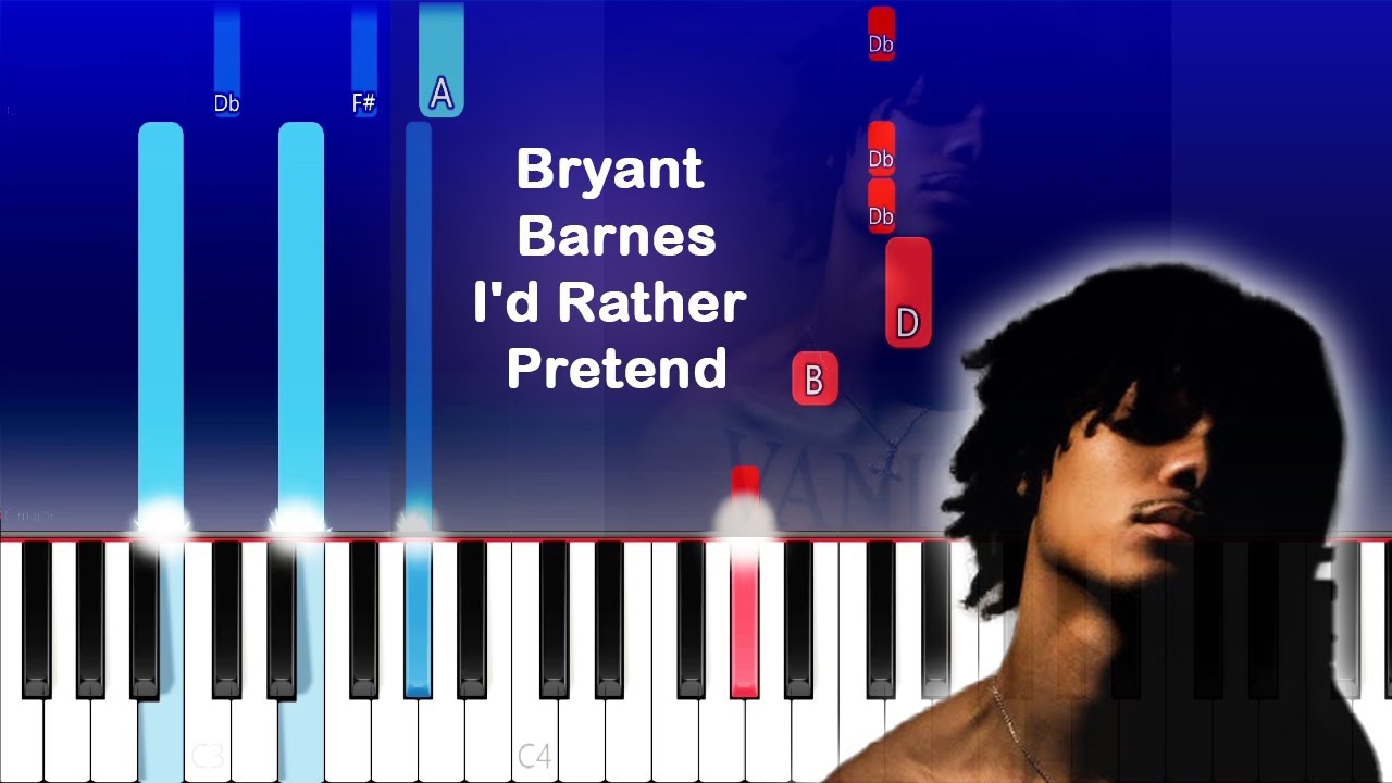 Bryant Barnes - I'd Rather Pretend (Piano Tutorial) - YouTube