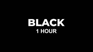 Black Screen 1 Hour | Full HD Solid Black Background | No Sound