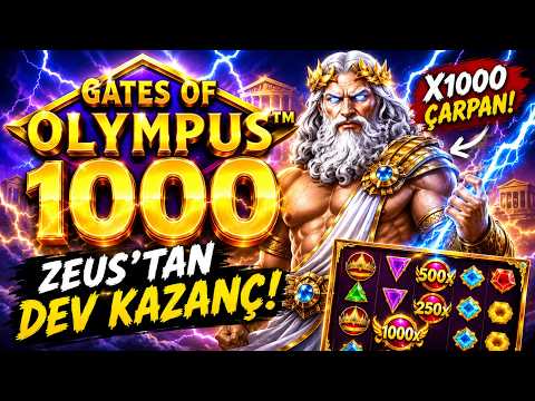 GATES OF OLYMPUS 1000 🏛️ SLOT OYUNLARI ⚡DEDE BU ÇARPANLARI NEREDEN BULDUN !  💰 MAX WİN DEDESİ ZEUS