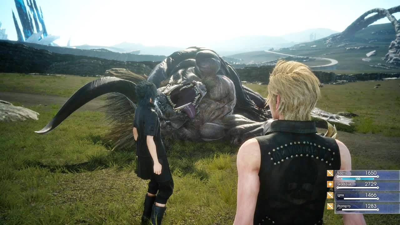 (Demo) Final Fantasy 15 - Behemoth vs Phantom Sword - YouTube