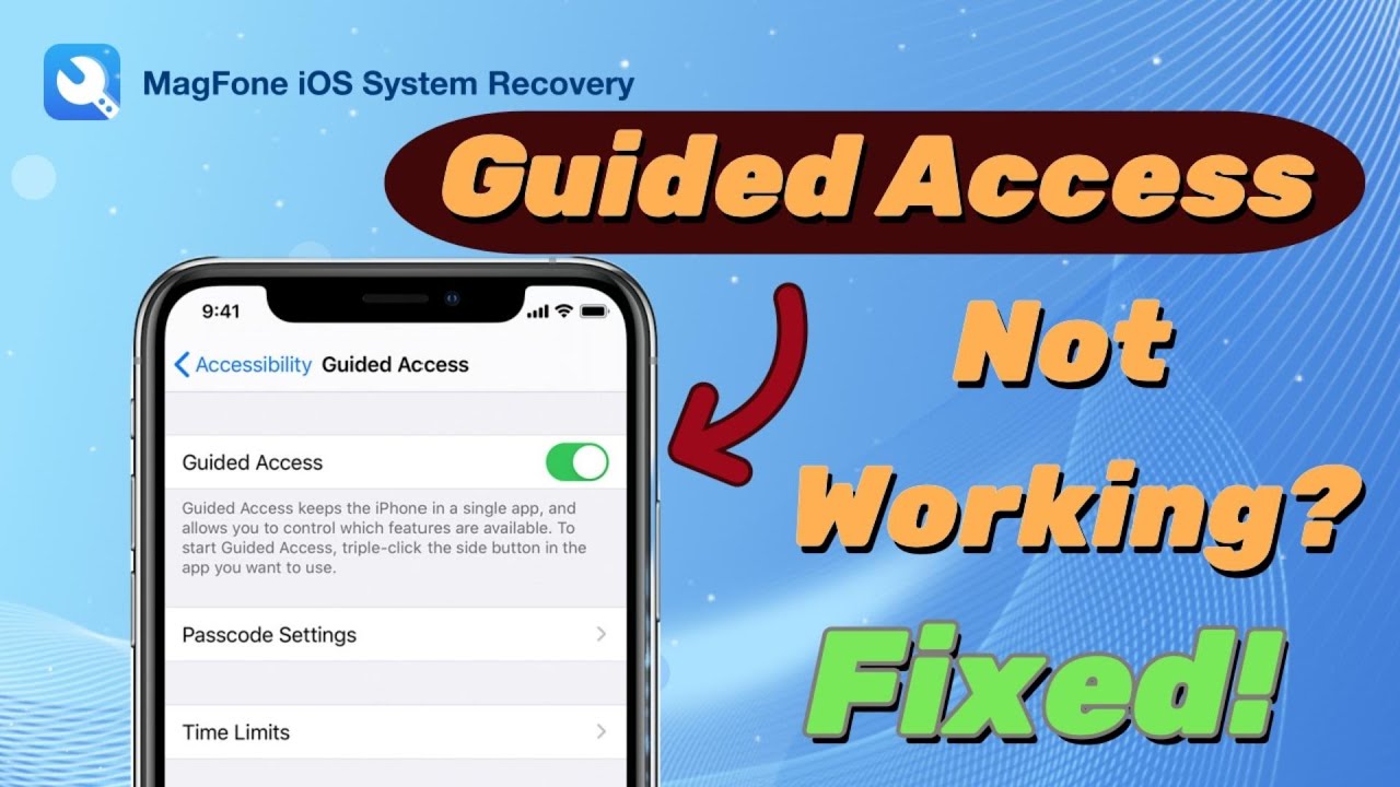 How to Fix Guided Access Not Working on iPhone [8Ways] - YouTube
