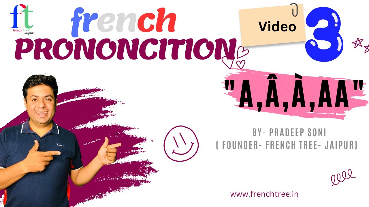 French Accent à ,â, a | how to pronounce à ,â, a | Accent in French ...