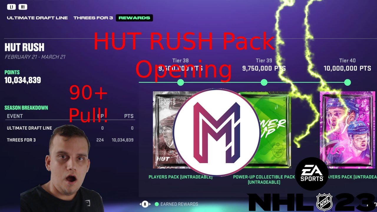 NHL 23 HUT Rush Pack Opening - YouTube
