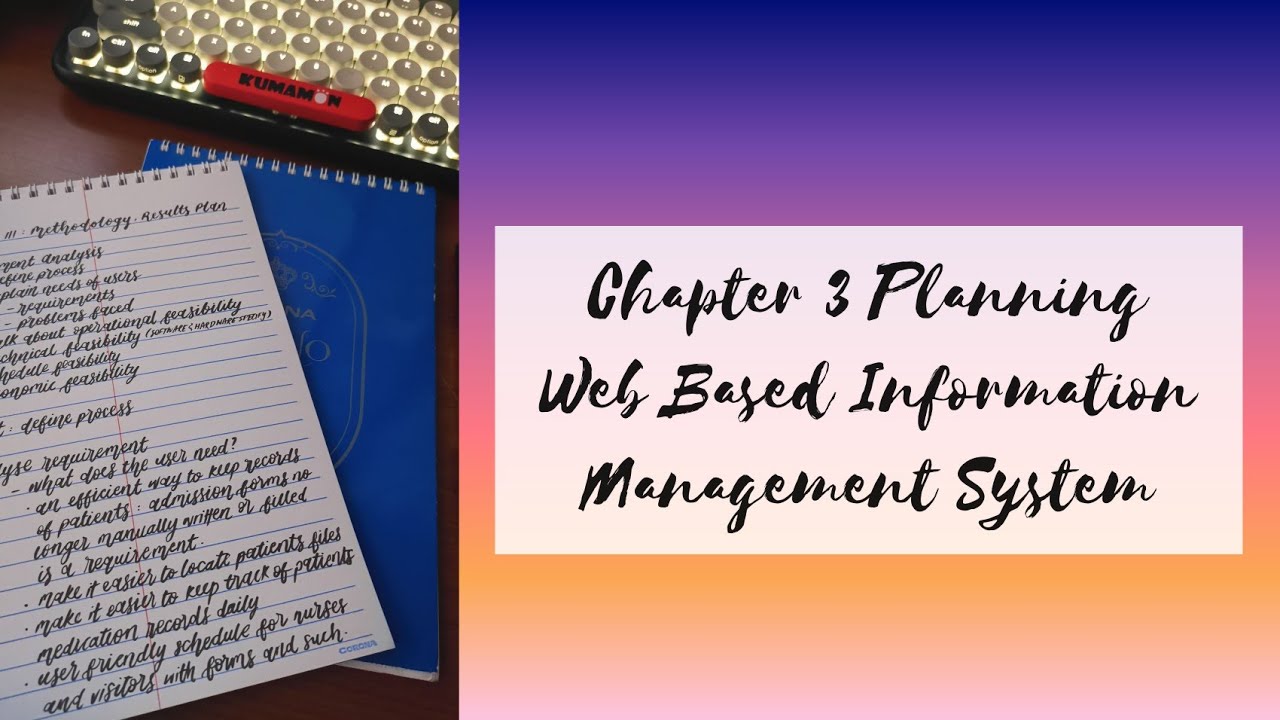 plan with me + chapter 3 capstone project planning ♥️ - YouTube