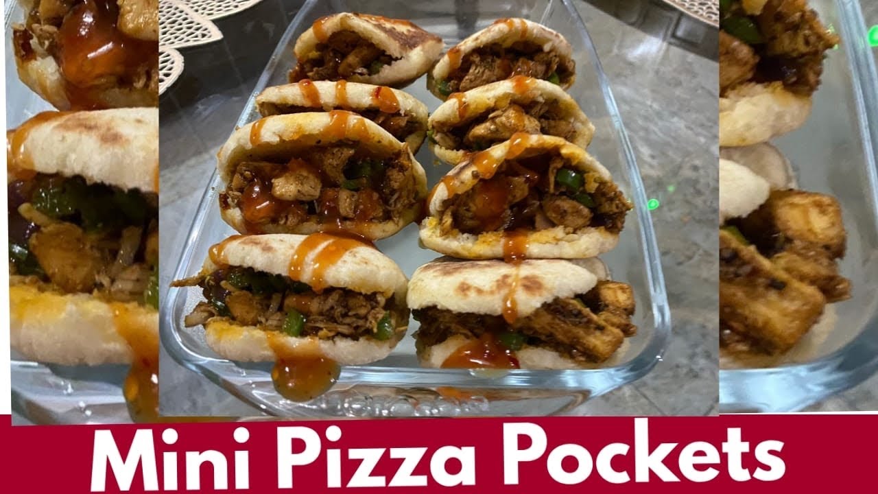 Mini pizza pockets recipe - YouTube