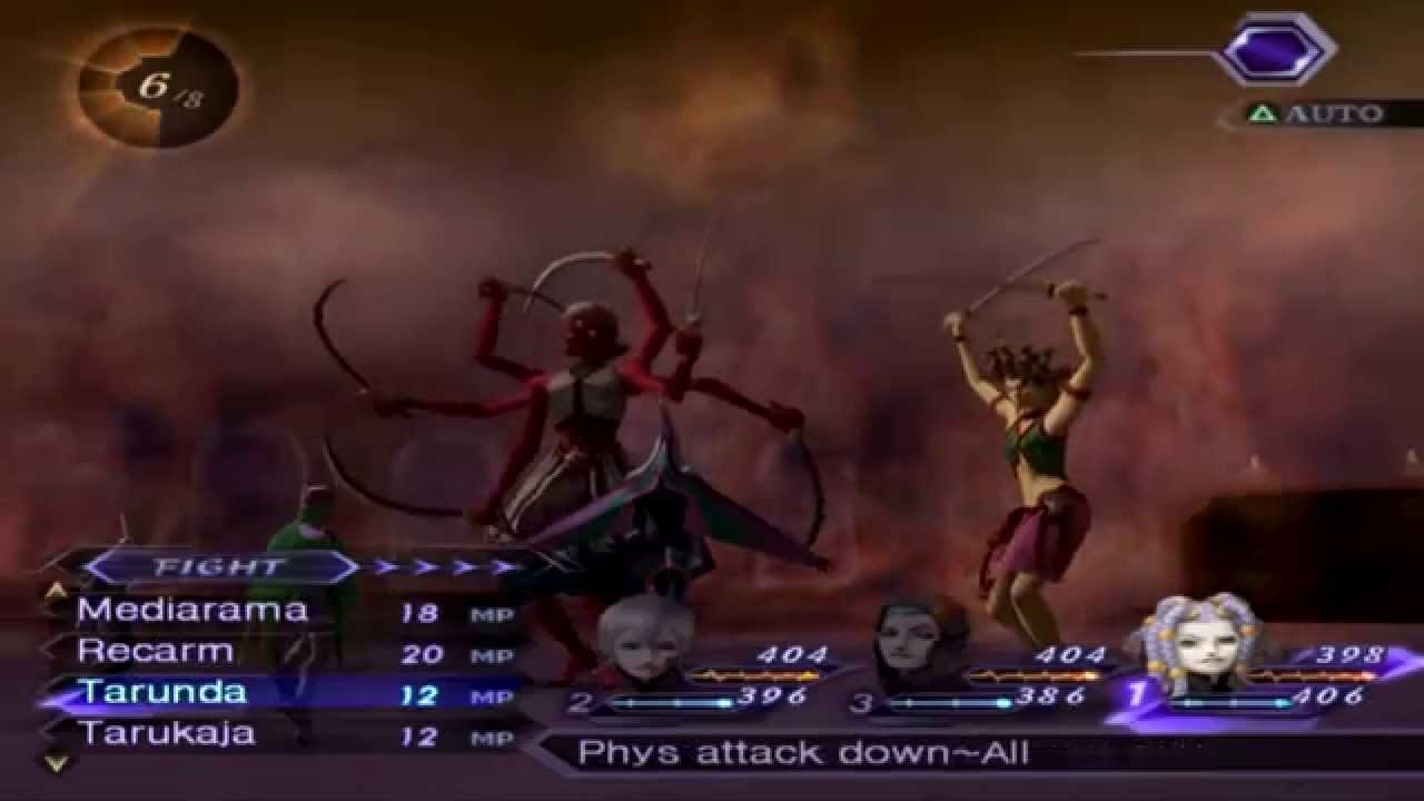 Shin Megami Tensei: Digital Devil Saga 2 - Boss 12/"Kali" - Hard Mode ...