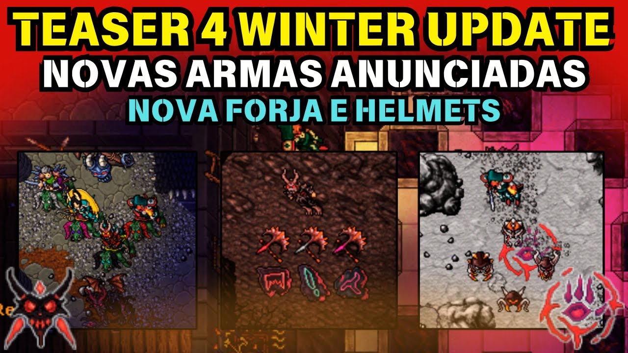 Tibia: Novos Helmets, Armas, Forja, Outfit e Montaria – Tudo Sobre a ...