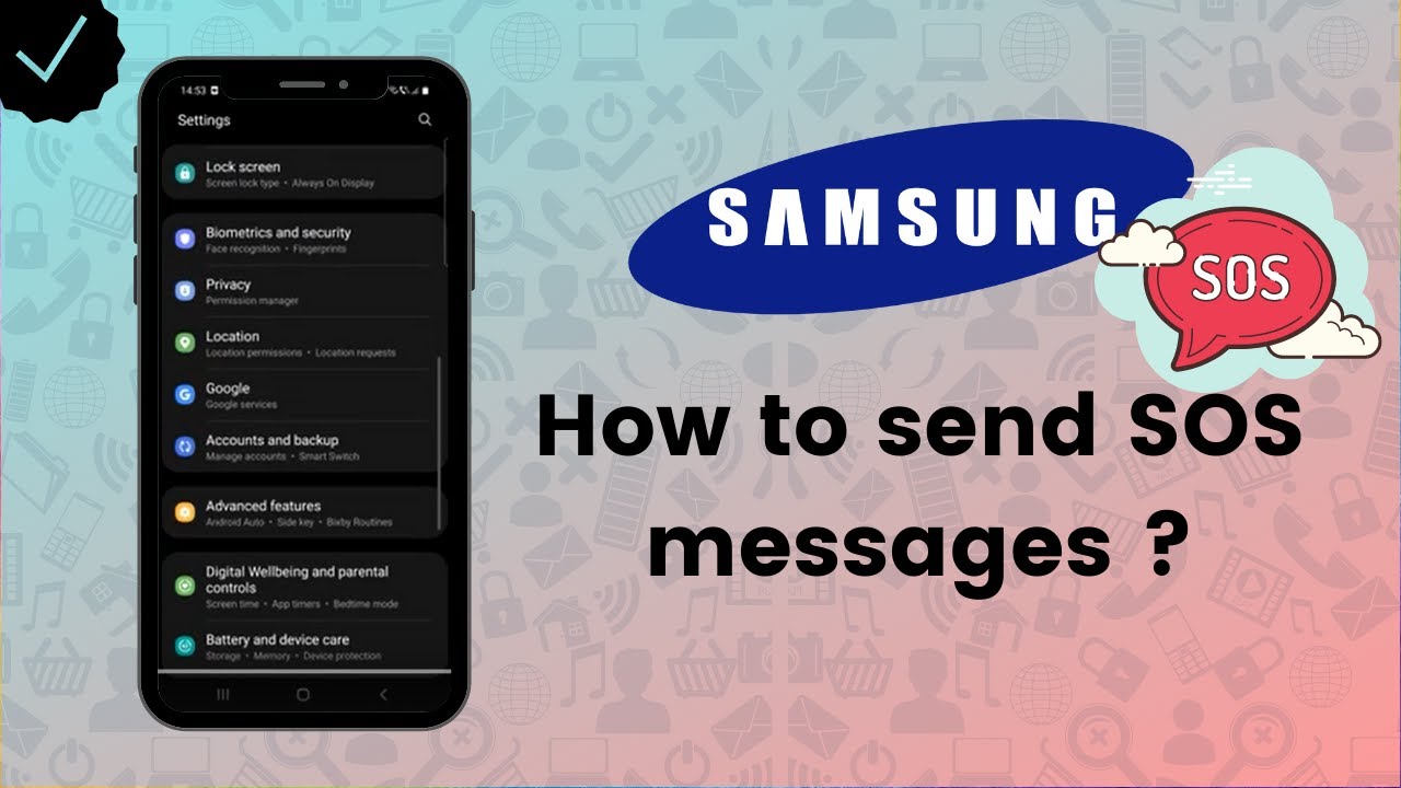 How to send SOS messages on your Samsung phone? - Samsung Tips - YouTube
