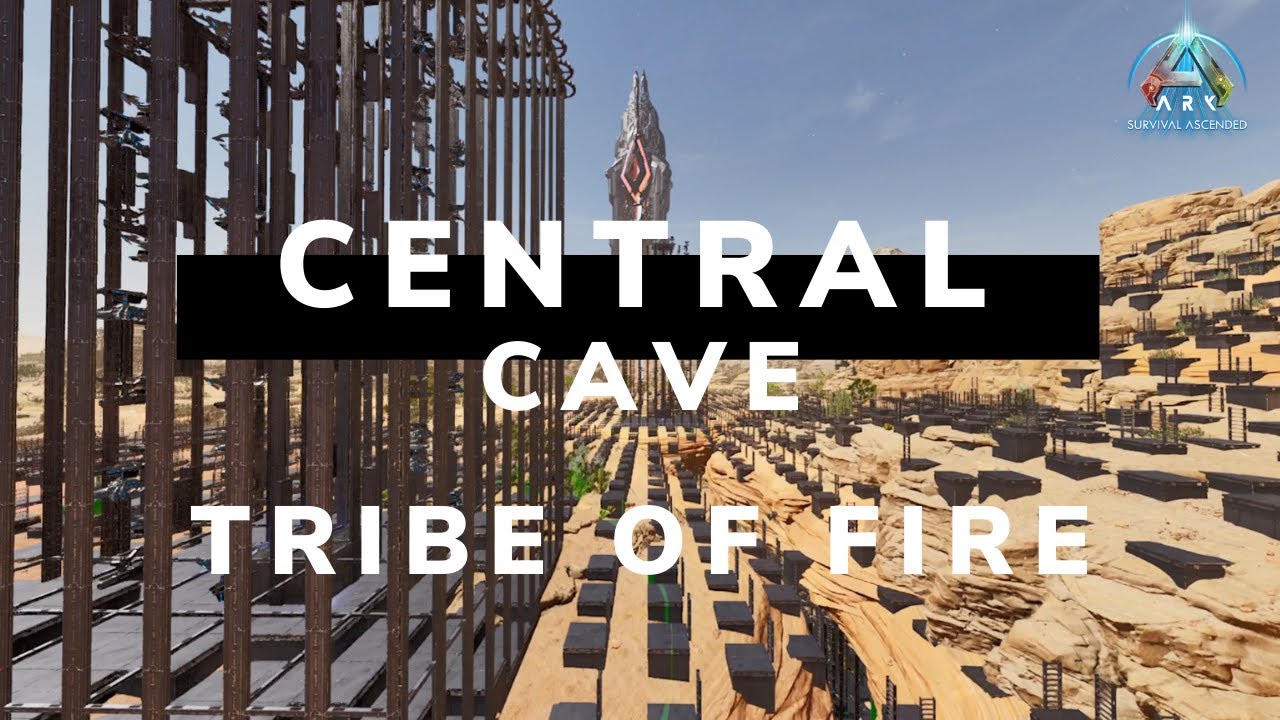 | Ark Ascended PvP | Unofficial X15 | Central Cave Base Tour ! 🔥 Tribe ...