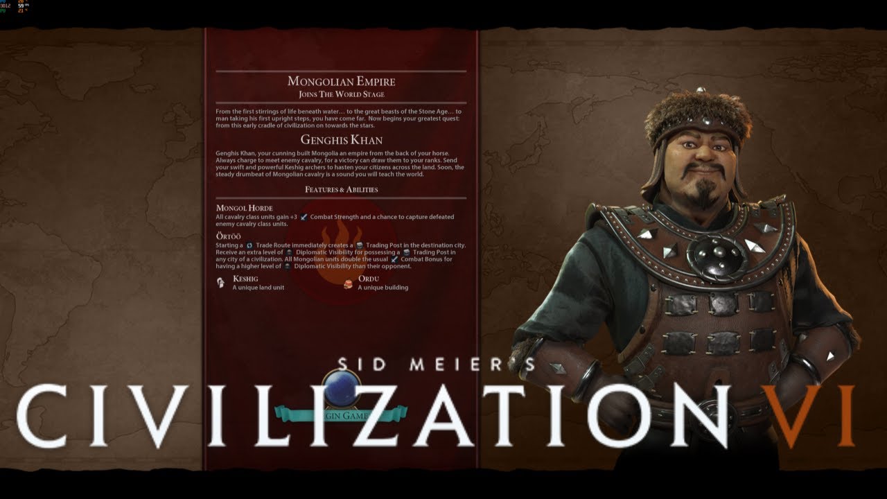 Civilization 6 - Mongolia - Genghis Khan - Immortal - Part2 - Dealing ...