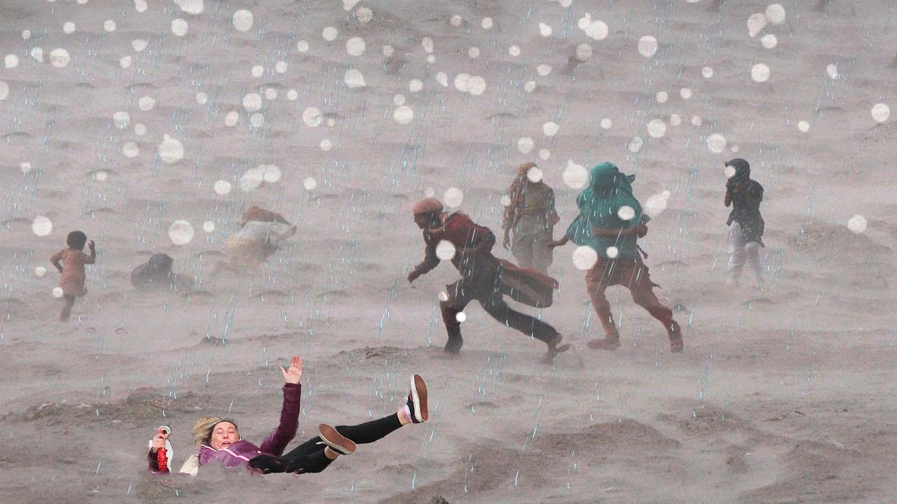 The record hail in history destroys France! Storm in the Gironde - YouTube