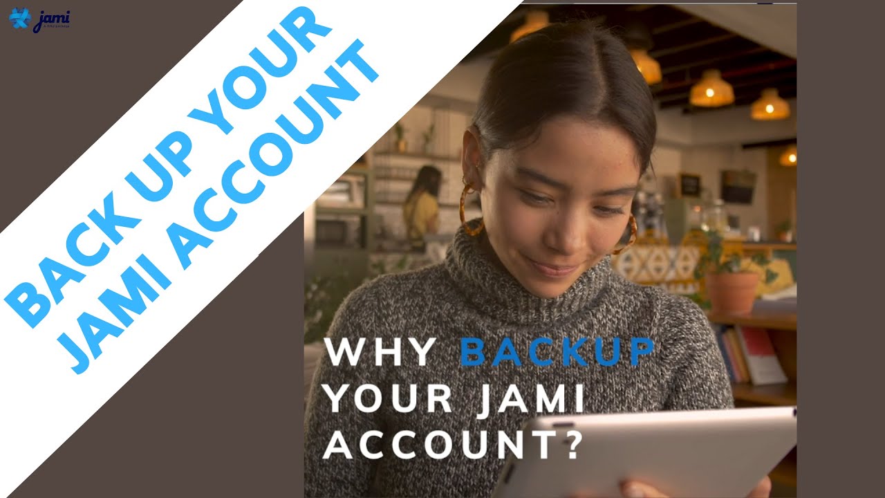 WHY SHOULD YOU BACK UP YOUR JAMI ACCOUNT - YouTube
