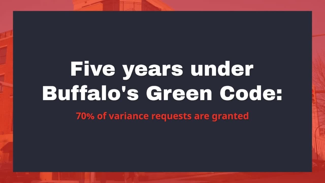 Watch now: Five years under Buffalo's Green Code: 70% of variance ...